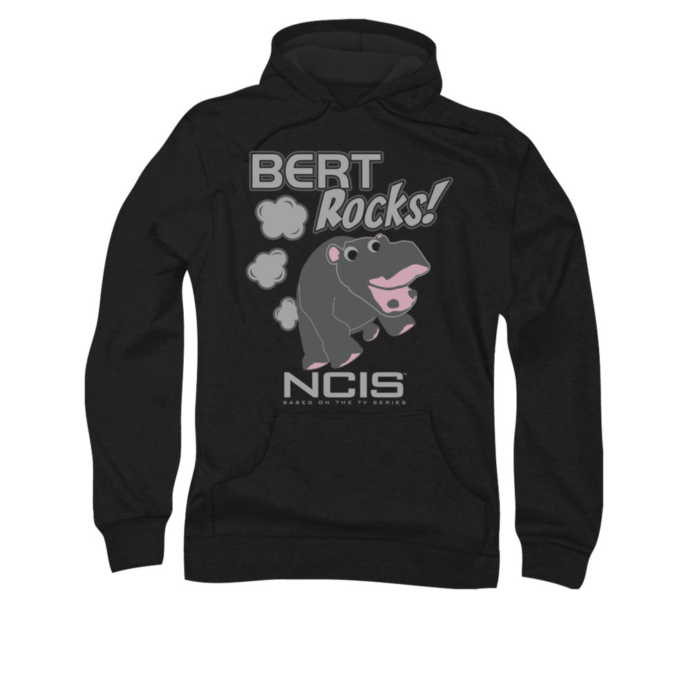 NCIS Hoodie Bert Rocks Black Sweatshirt Hoody - NCIS Bert Rocks Shirt