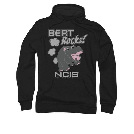 NCIS Hoodie Bert Rocks Black Sweatshirt Hoody - NCIS Bert Rocks Shirt