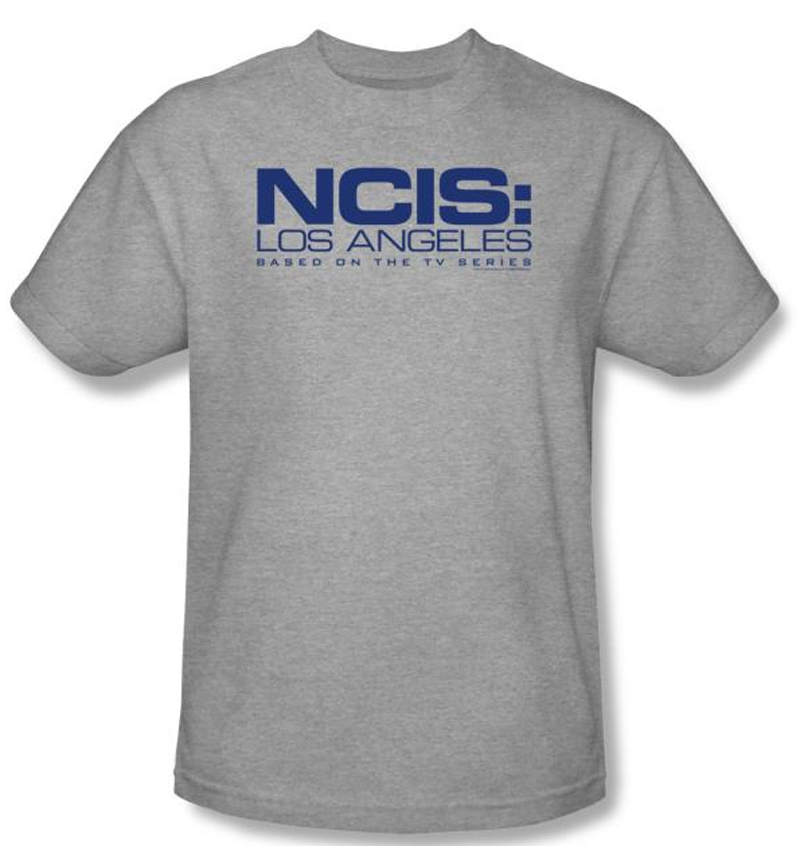 NCIS LA T-shirt - Los Angeles LOGO Adult Athletic Heather Tee Shirt ...