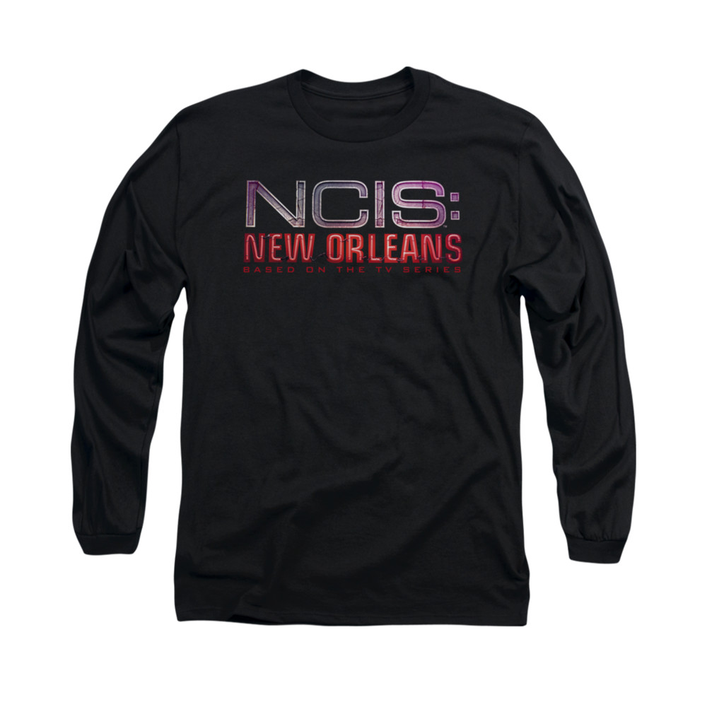 NCIS New Orleans Shirt Neon Sign Long Sleeve Black Tee T-Shirt - NCIS ...