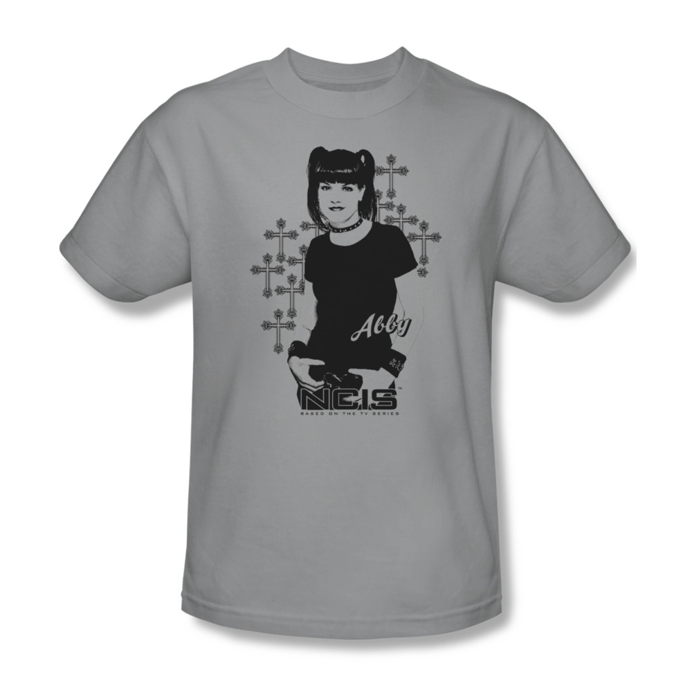 NCIS Shirt Abby Crosses Silver T-Shirt - NCIS Abby Crosses Shirt