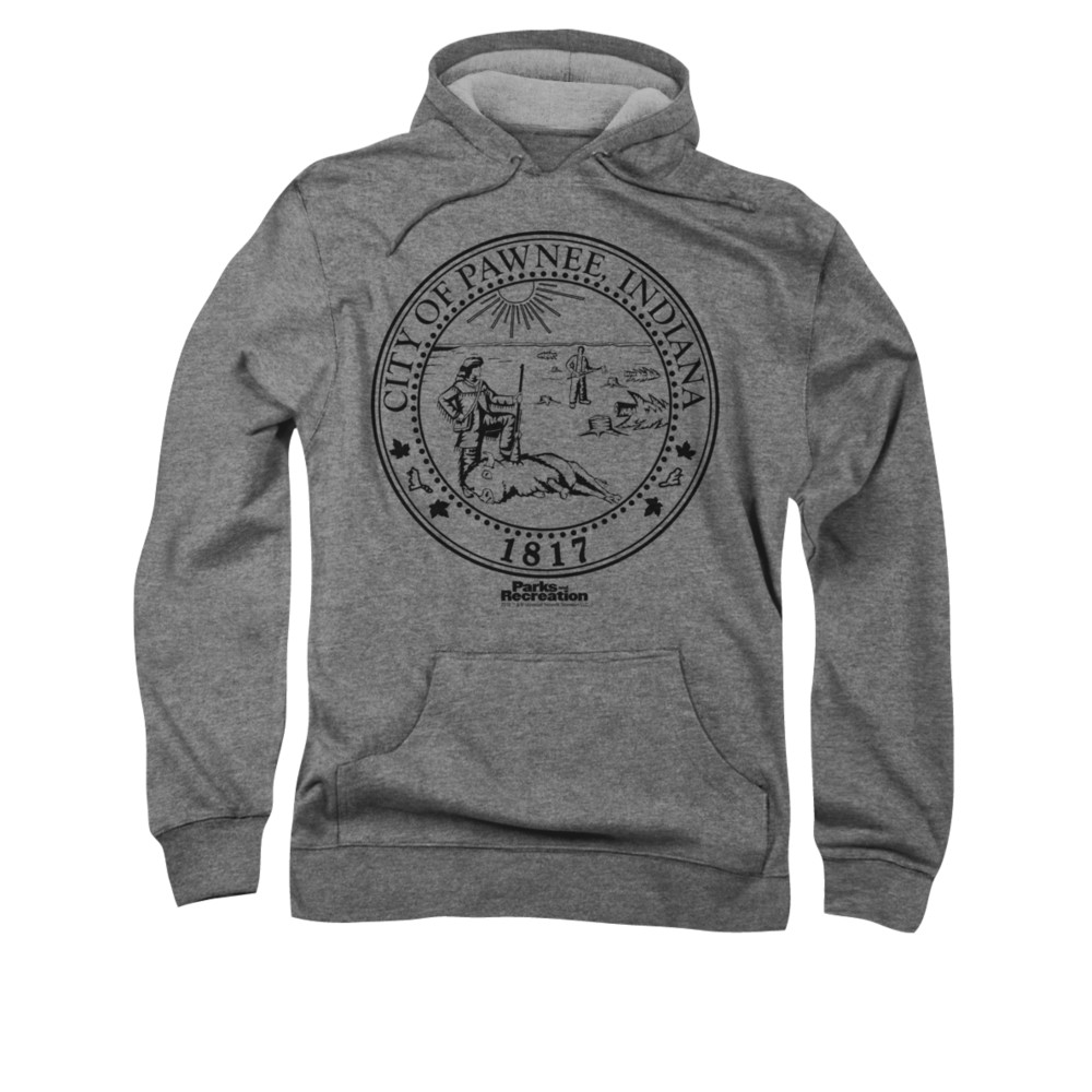 Parks And Recreation Hoodie City Seal Silver Sweatshirt Hoody - Parks ...
