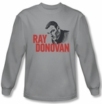 Ray Donovan Shirt Juniors Logo Silver Tee T-Shirt - Ray Donovan Logo Shirts