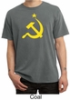 Russian Shirt Hammer and Sickle USSR Adult Pigment Dyed T-shirt ...