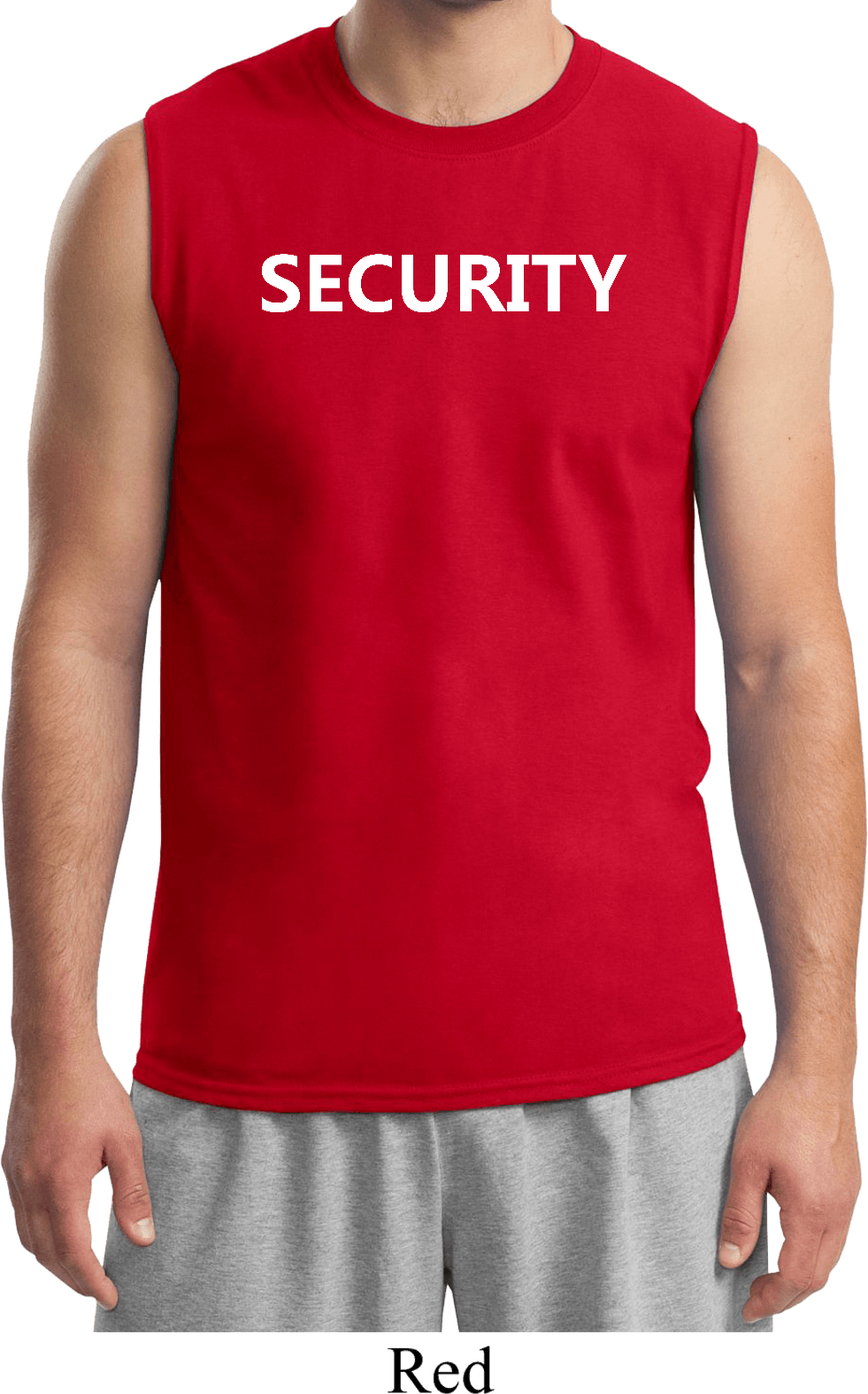 Security Guard Mens Muscle Shirt - Security Guard Mens Shirts