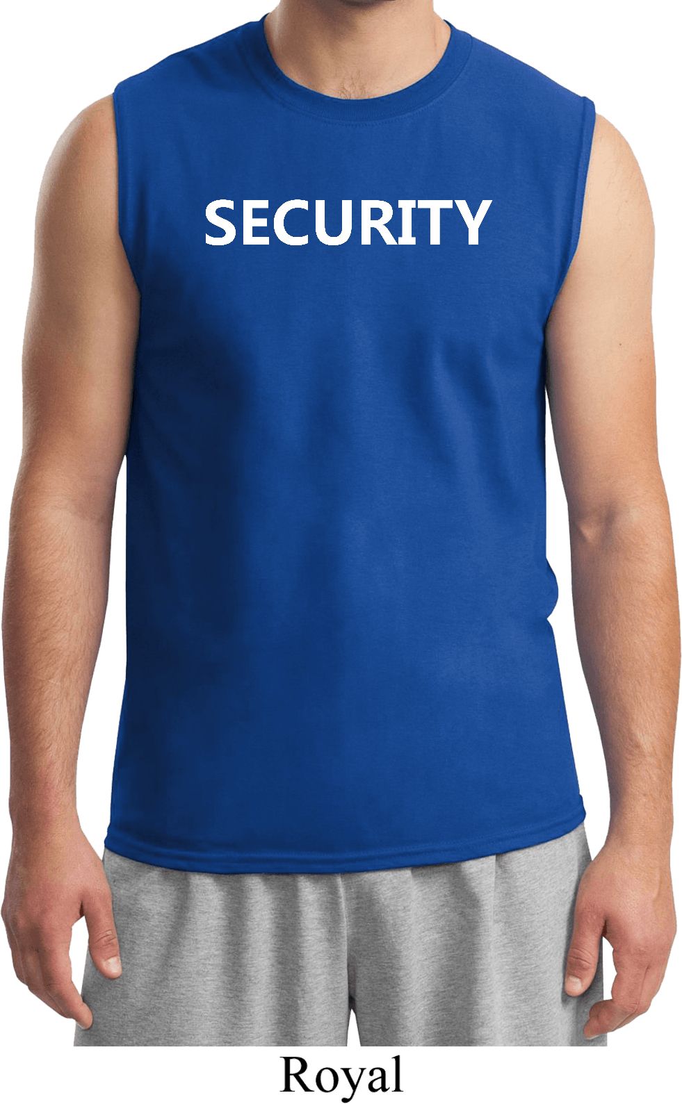 Security Guard Mens Muscle Shirt - Security Guard Mens Shirts