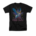 She-Ra Shirt Juniors V Neck I Am She Ra Black Tee T-Shirt - She-Ra I Am ...