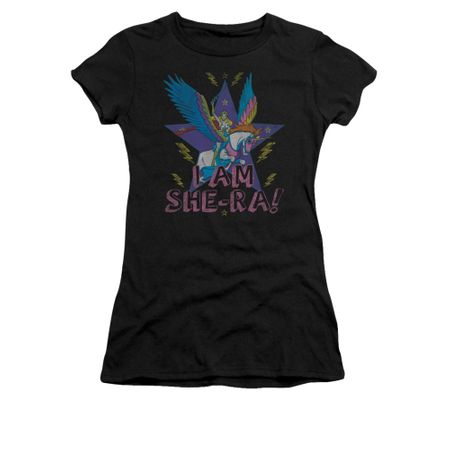 She-Ra Shirt Juniors I Am She Ra Black Tee T-Shirt - She-Ra I Am She Ra ...
