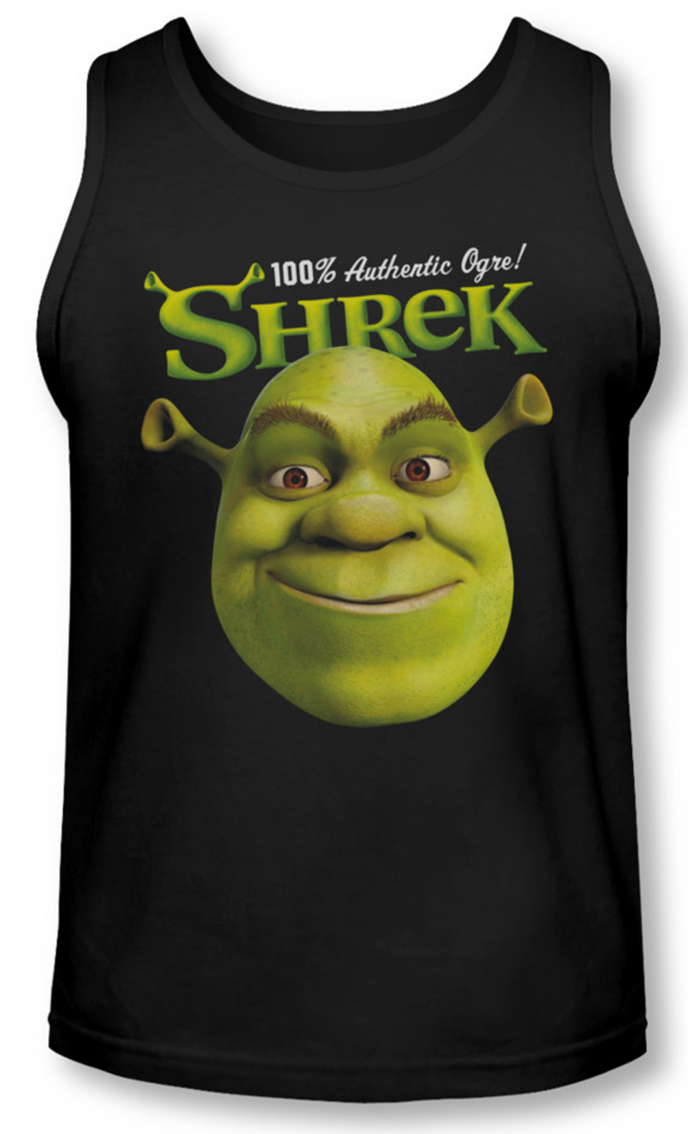 Shrek Tank Top Authentic Ogre Black Tanktop - Shrek Authentic Ogre Shirts