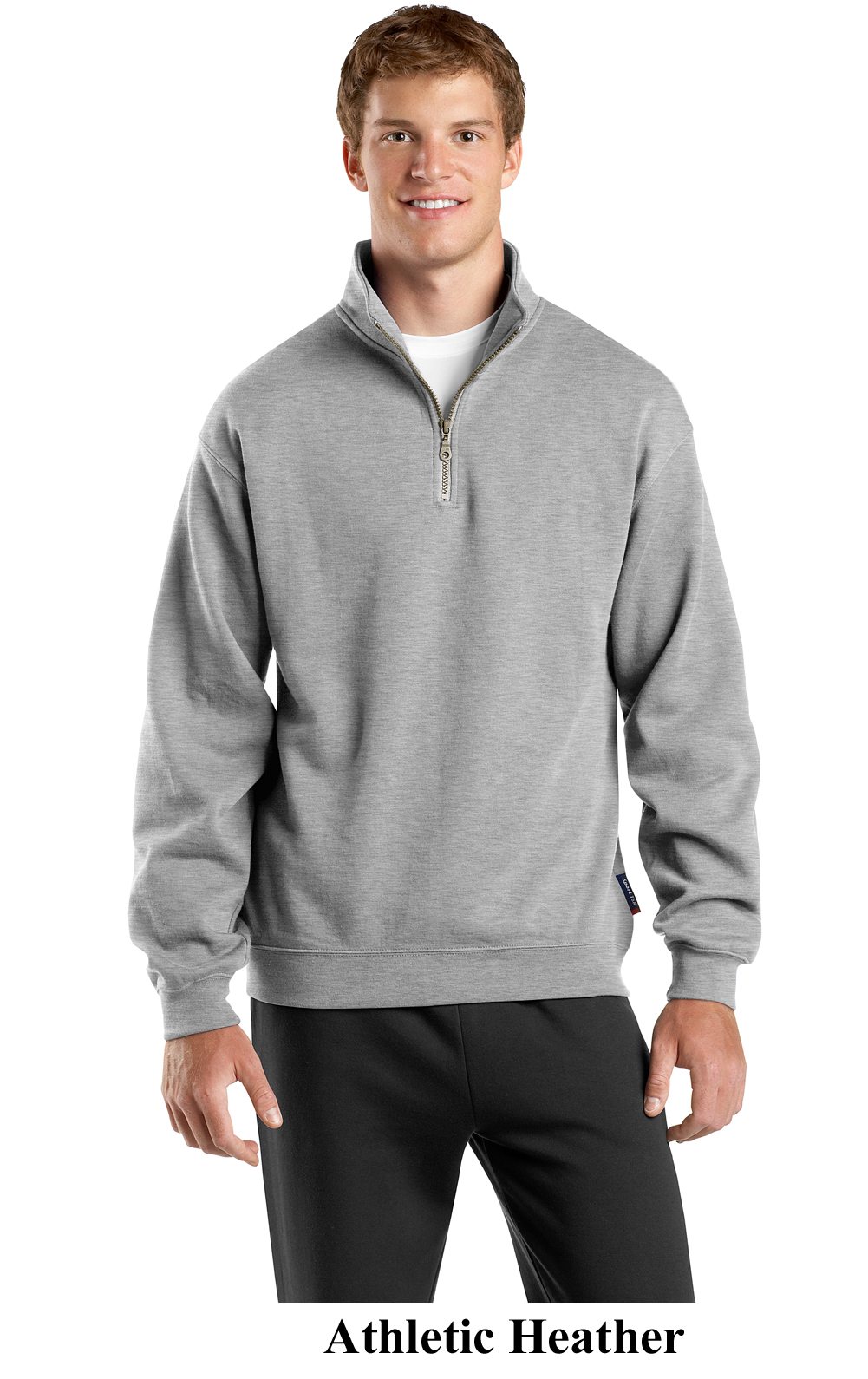 Sport Tek Quarter Zip Sweatshirt Athletic Fleece Sweat Shirt - Sport ...