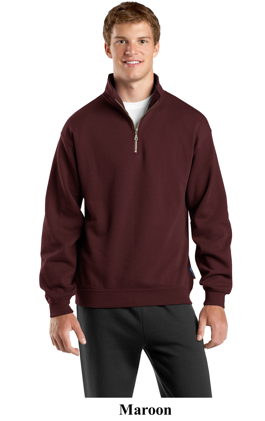 Sport Tek Quarter Zip Sweatshirt Athletic Fleece Sweat Shirt - Sport ...