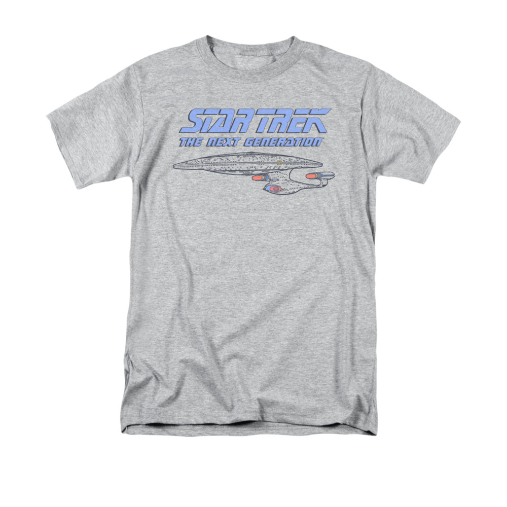 Star Trek - The Next Generation Shirt Distressed TNG Adult Athletic ...