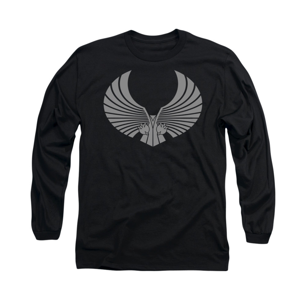 Star Trek - The Next Generation Shirt Romulan Logo Long Sleeve Black ...
