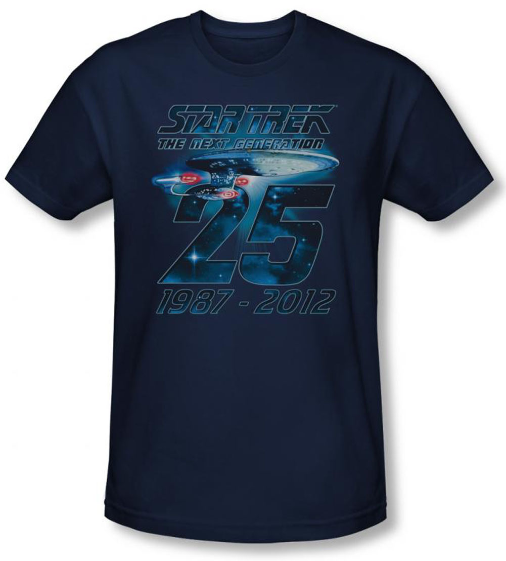 Star Trek TNG Shirt - The Next Generation 25th Anniversary - Star Trek ...