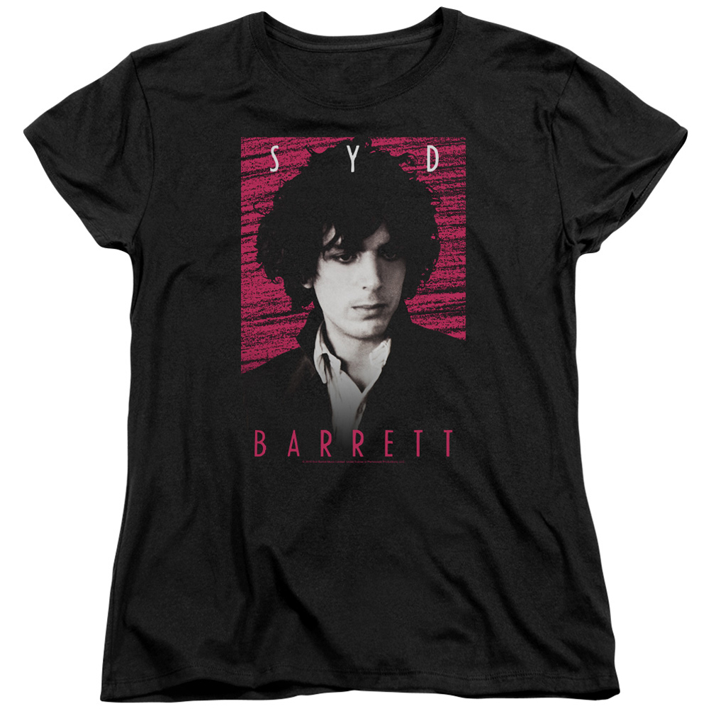 Syd Barrett Womens Shirt Syd Black T-Shirt - Syd Barrett Syd Shirts