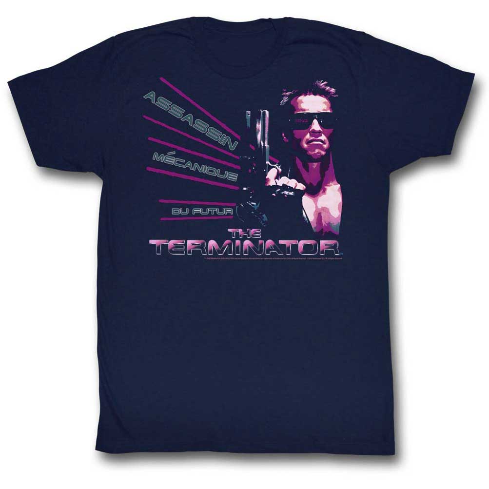 Terminator Shirt Assassin Navy T-Shirt - Terminator Shirts
