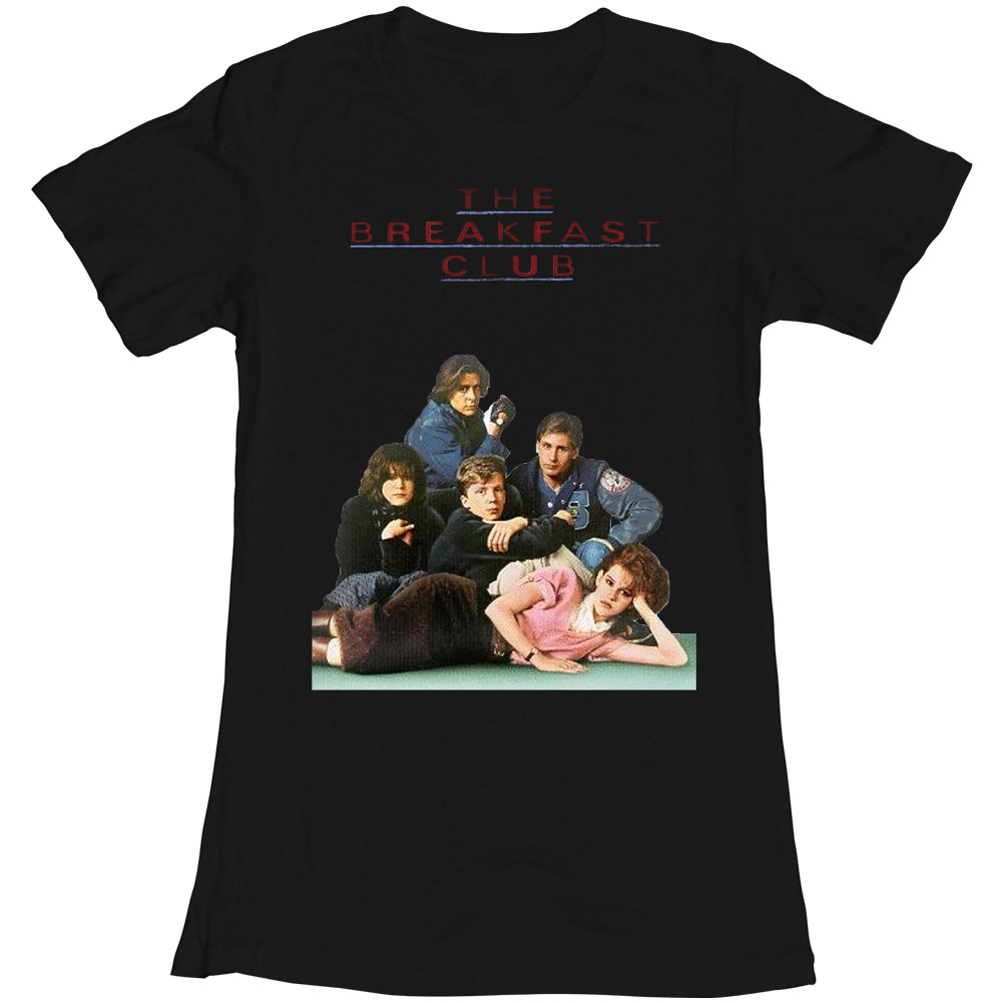 The Breakfast Club Juniors T-Shirt BFC Poster Black Tee Shirt - The ...