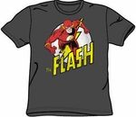 The Flash T-shirt - Flash Logo Distressed Adult Red Tee - The Flash T ...