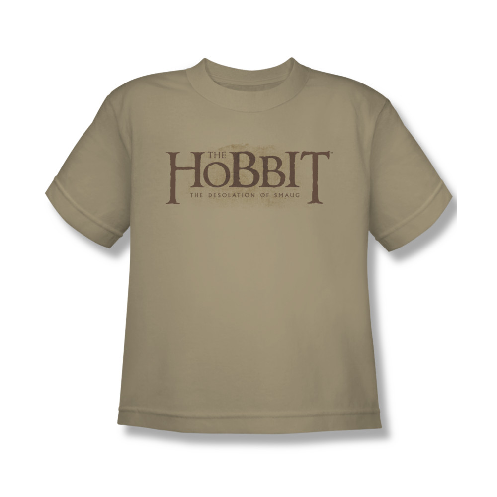 The Hobbit Desolation Of Smaug Shirt Kids Textured Logo Sand Youth Tee ...