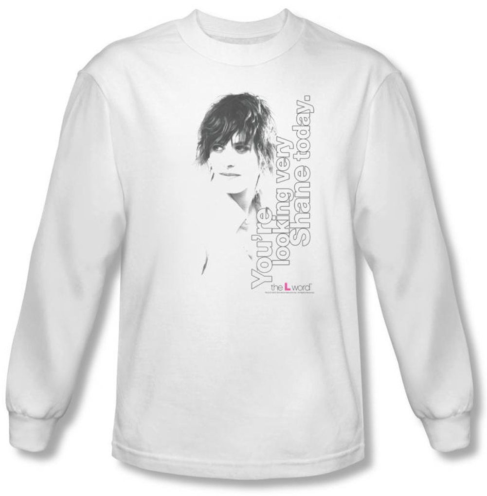 The L Word Shirt Looking Shane Today White Long Sleeve T-Shirt Tee ...