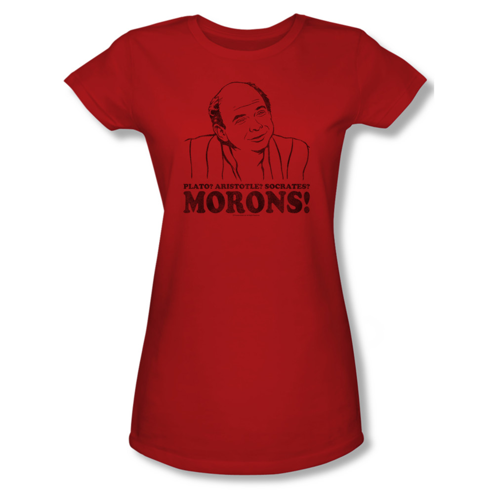 The Princess Bride Shirt Juniors Morons Bride Red Tee T-Shirt - The ...