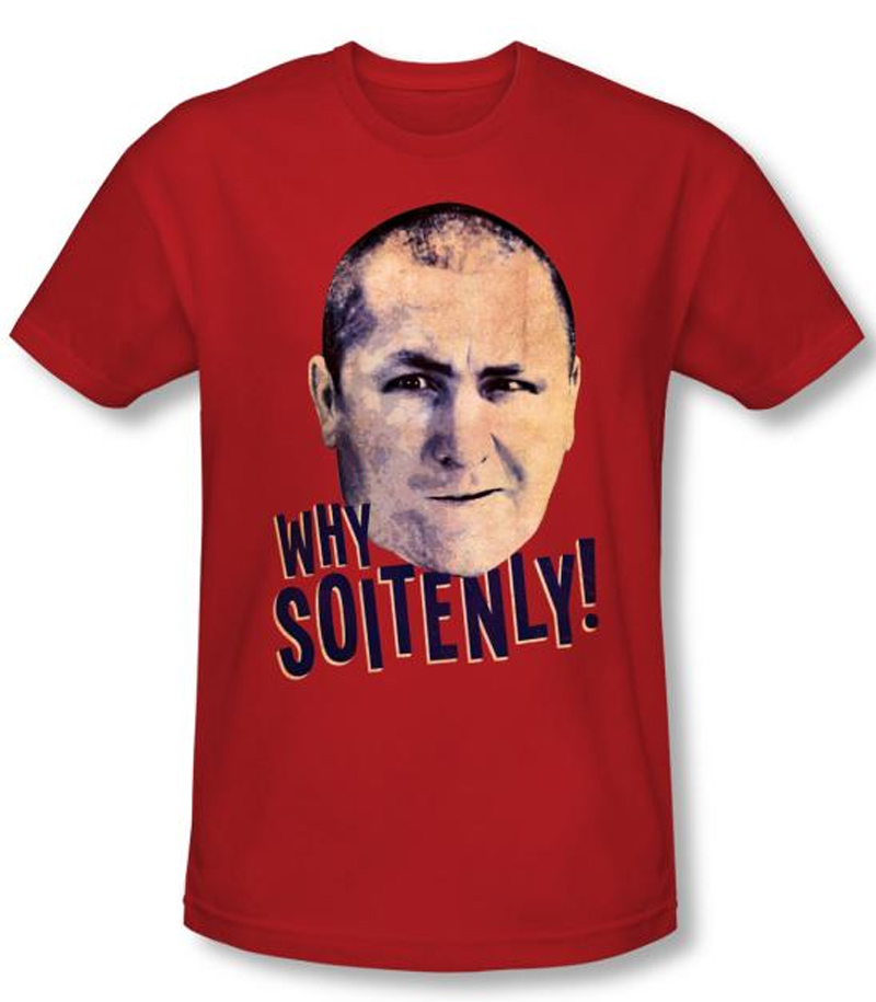 Three Stooges Kids Shirt Why Soitenly Funny Red Tee T-Shirt Youth ...