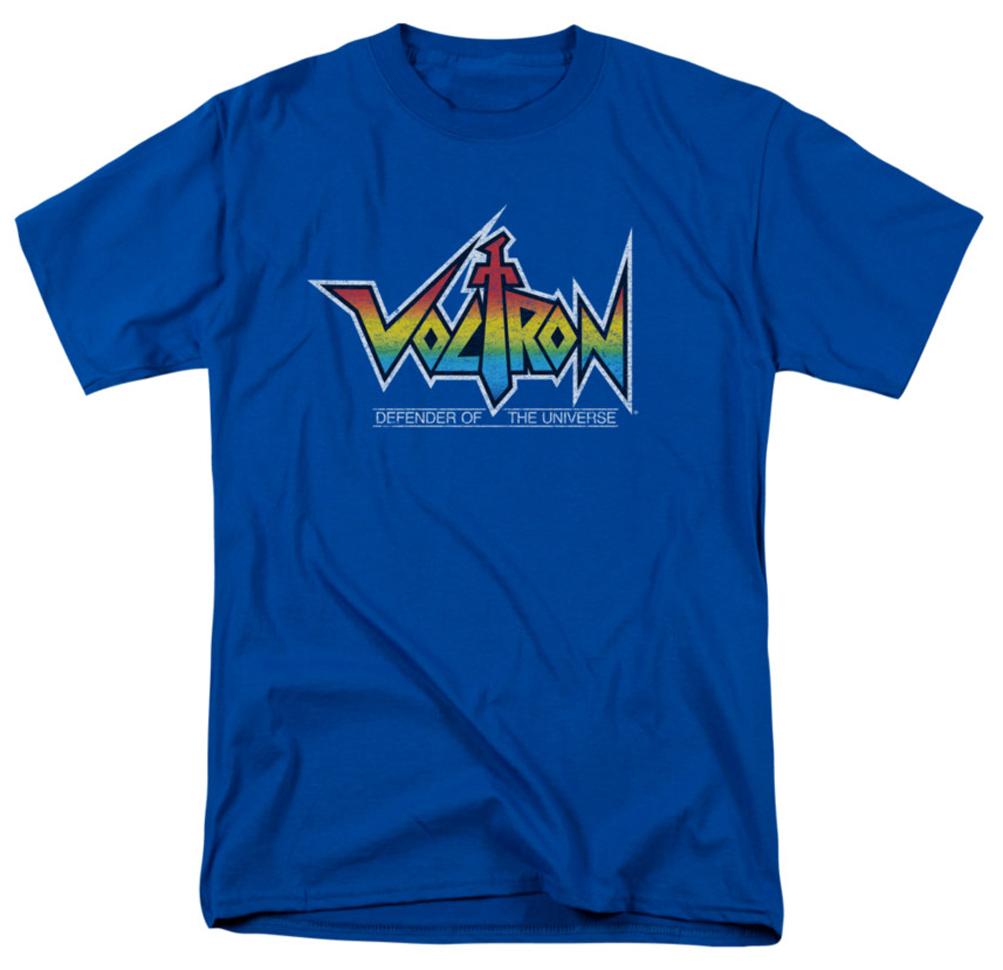 Voltron Shirt Logo Adult Royal Blue Tee T-Shirt - Voltron Logo Shirts