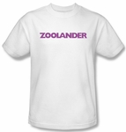 Zoolander Shirt Logo Long Sleeve White Tee T-Shirt - Zoolander Logo Shirts