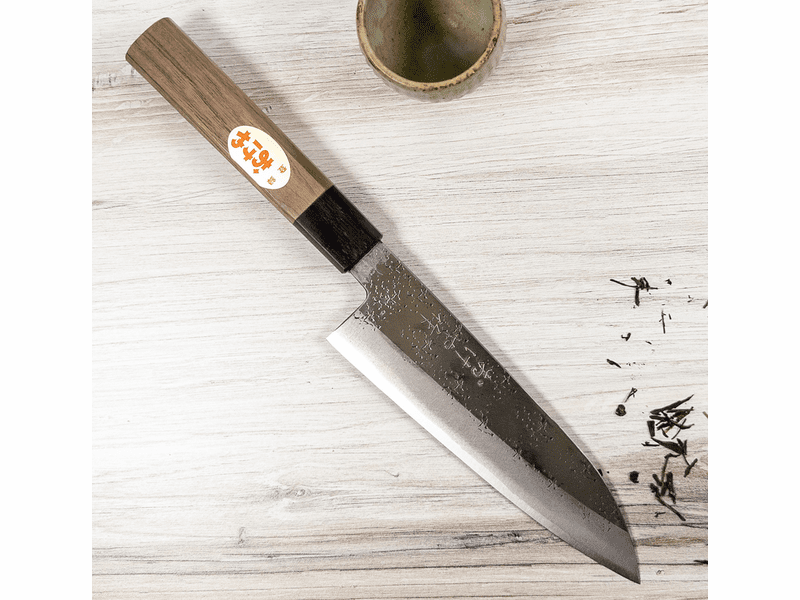 Okeya Blue #2 Wa Santoku 165mm