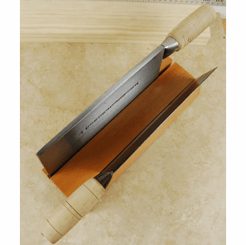 Two Slot Cleaver Knife Stand