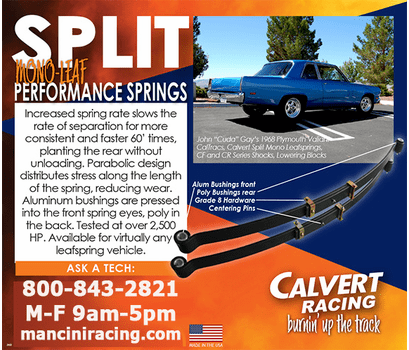 Calvert Racing Split Mono-Leafs Set