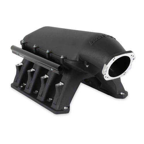 Holley EFI Hemi Hi-Ram, Duel Pat-Black Intake Manifold