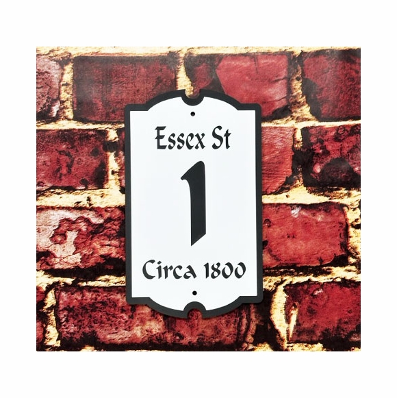Circa Year House Number Plaque