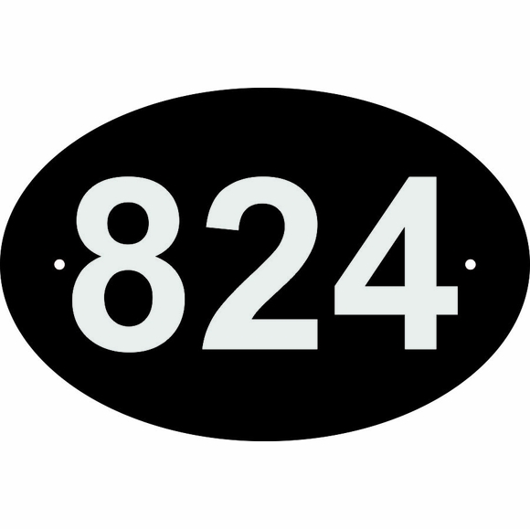 Reflective 911 Address Sign
