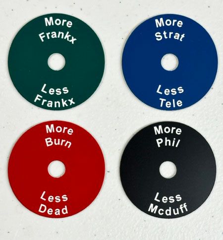 Custom Toggle Switch Name Plate Label