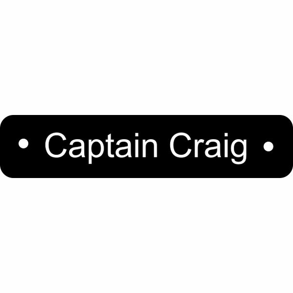 Deck Chair Name Plate