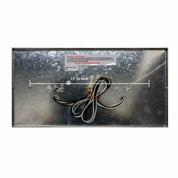 Large Lighted Address Plaque Low Voltage