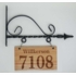Hanging Wood Address Sign For Home, Cabin, Business - Single or Double ...