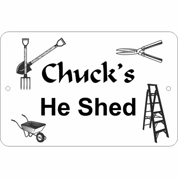 He Shed Plaque
