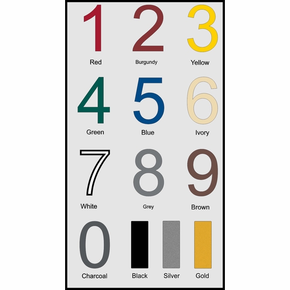 Individual Written House Number - Spelled Out Word Address Numbers In ...