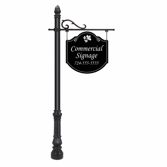 Large Hanging Sign and Post