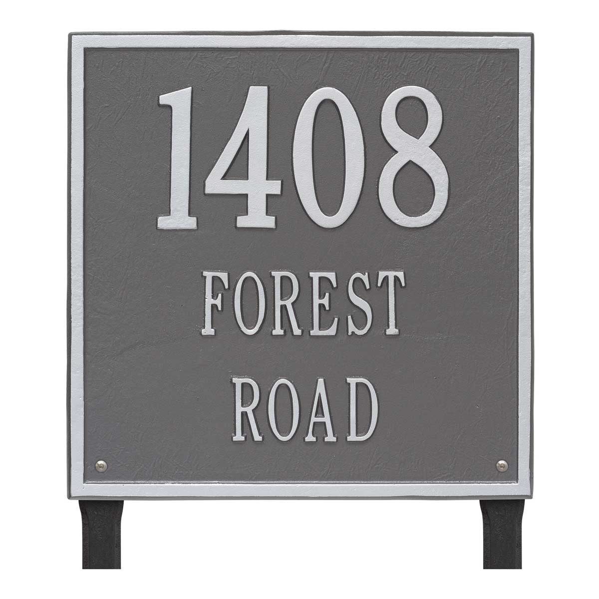Large Square Address Plaque