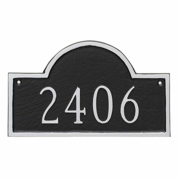 Arch Address Plaque With 2 Lines - Custom House Number Sign - Choose ...
