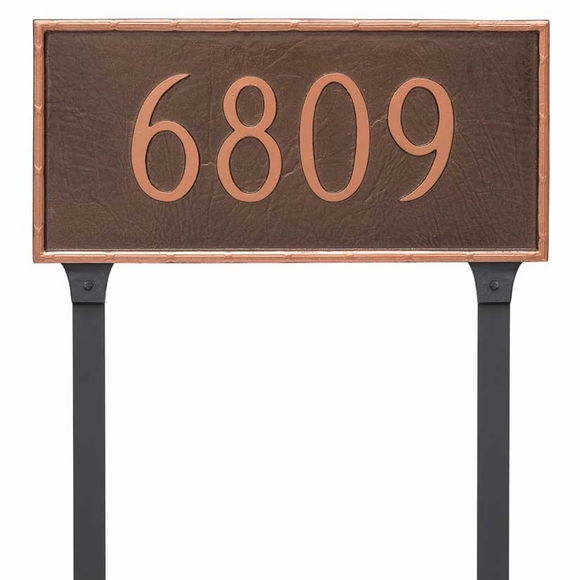 Decorative Home Address Plaque With Two Lines - For Wall or Optional ...