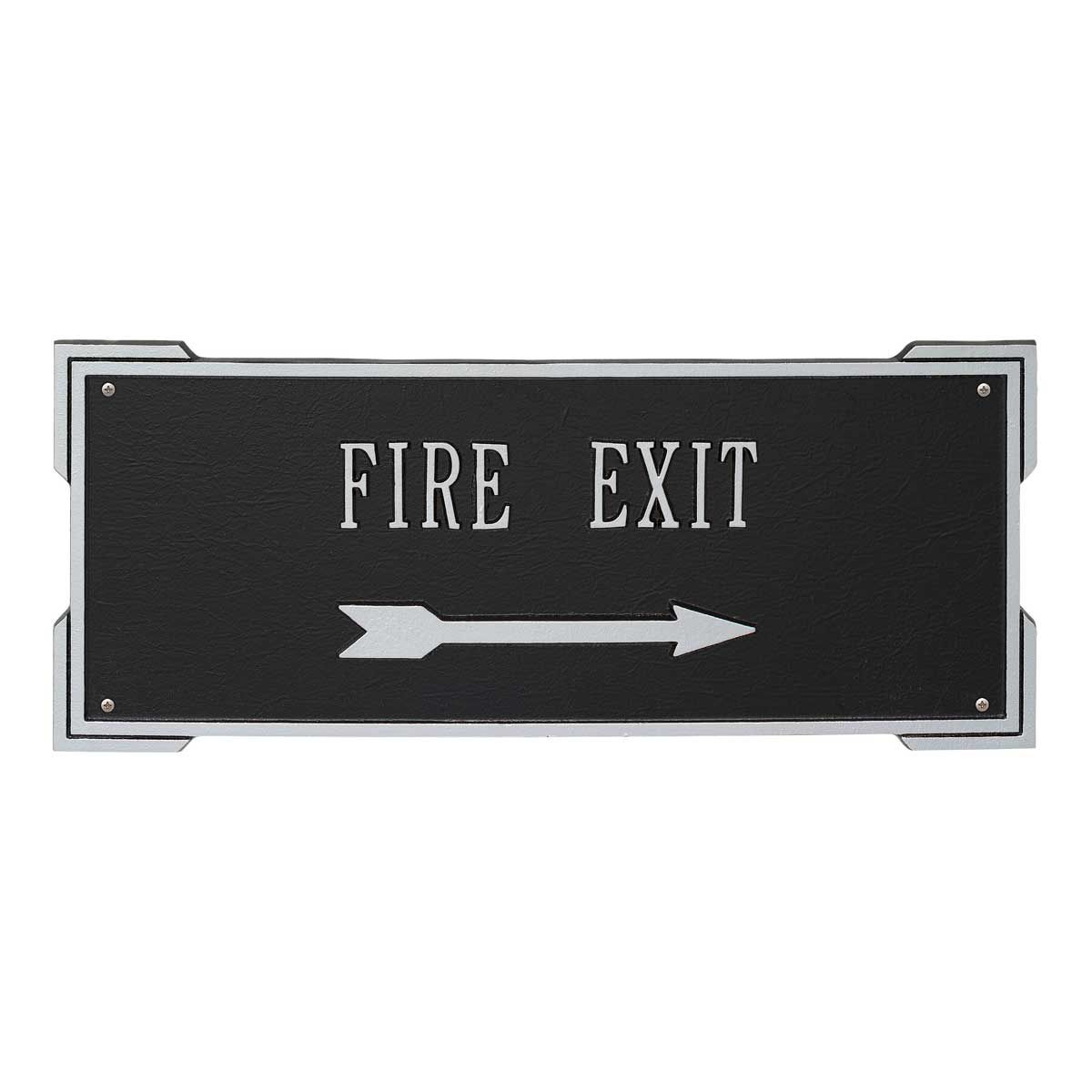 Large Custom Sign With Arrow - Fire Exit, Entrance, Elevator, Lobby ...