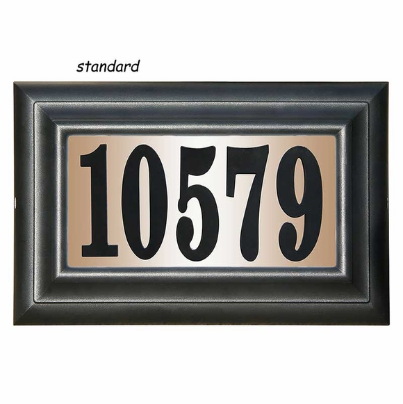 DIY Lighted House Number Sign