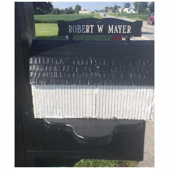 Mailbox Topper Address Sign Displays House Number, Family Name, or ...