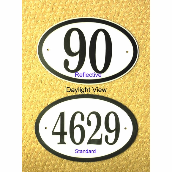 Reflective Address Number Sign