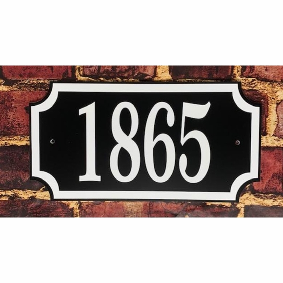 House Number Sign - Custom Address Plaque