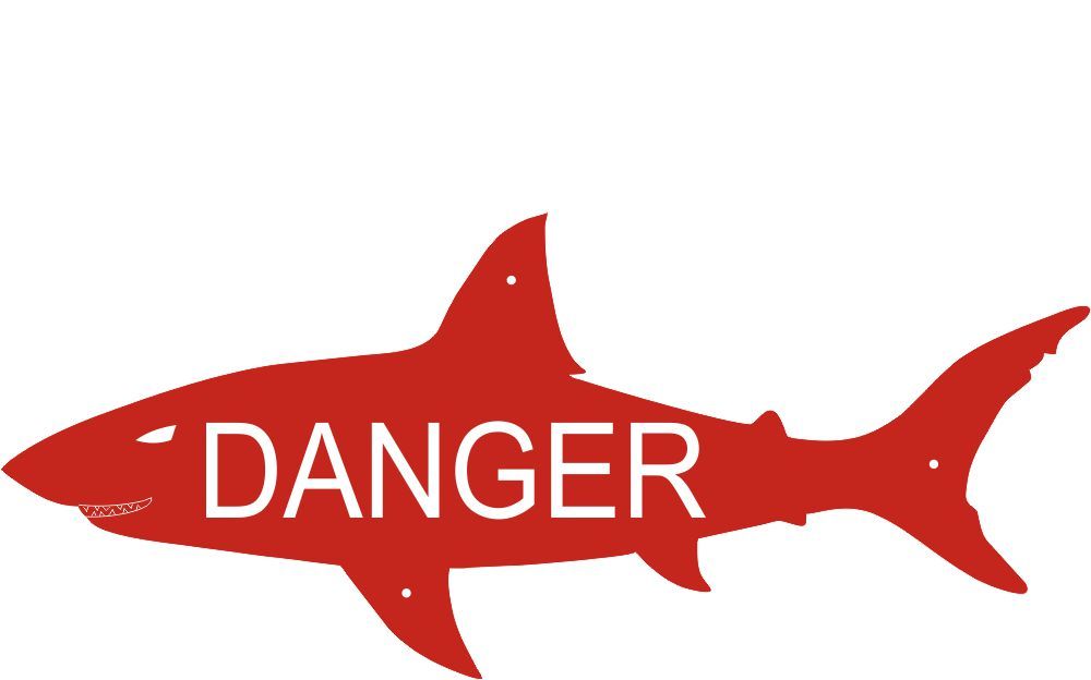 Shark Warning Sign